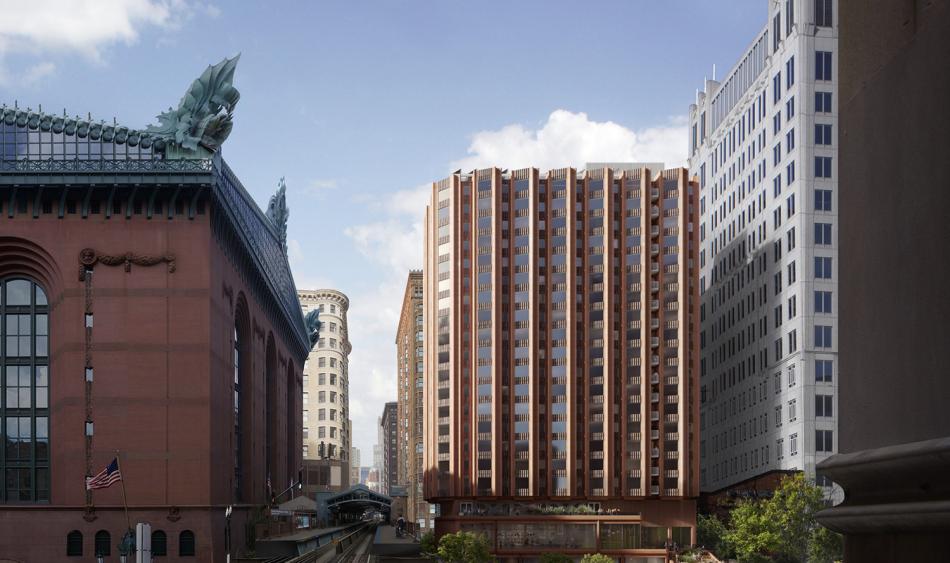 Assemble Chicago cuts height and unit count at 331 S. Plymouth | Urbanize Chicago